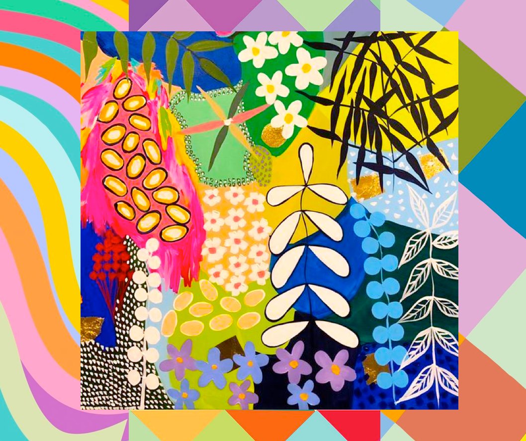 Solve Organic Shapes jigsaw puzzle online with 120 pieces