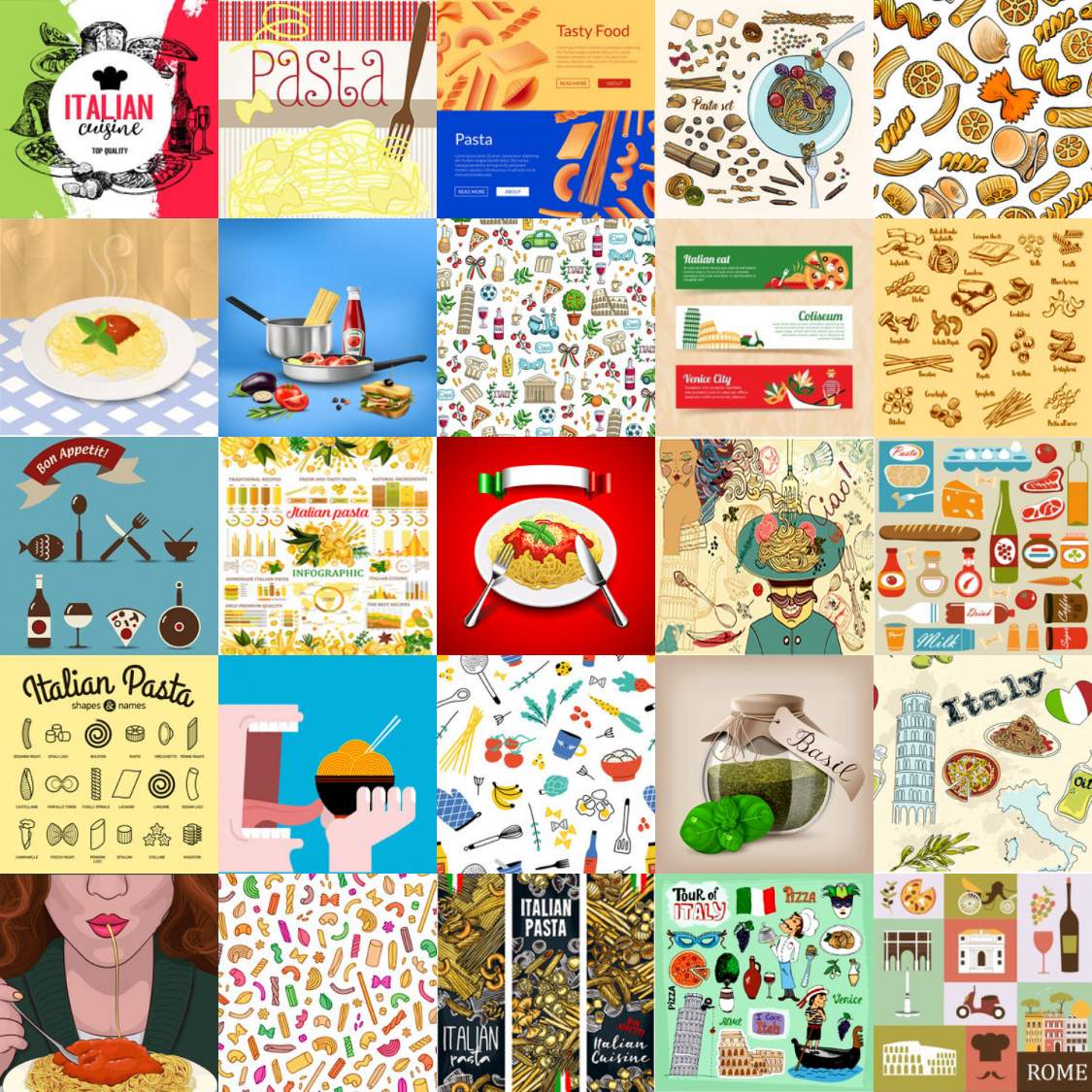 Solve Pasta 511 jigsaw puzzle online with 81 pieces
