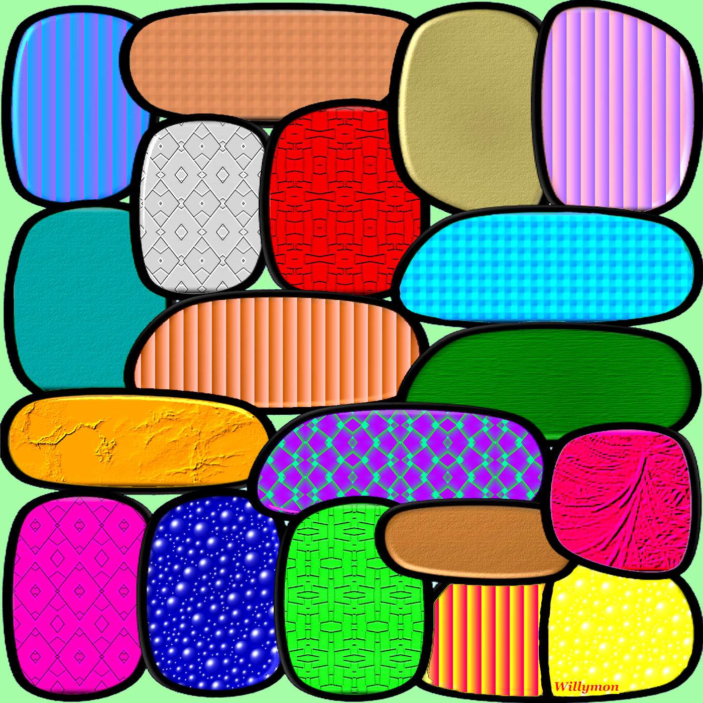 Solve colored fun jigsaw puzzle online with 256 pieces