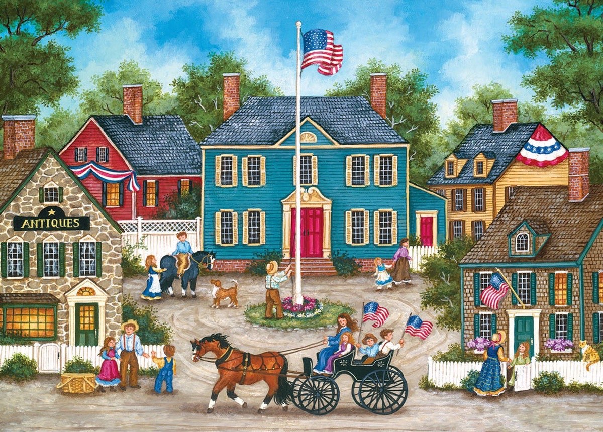 Jigsaw Puzzle | Raising the Flag | 165 pieces | Jigidi