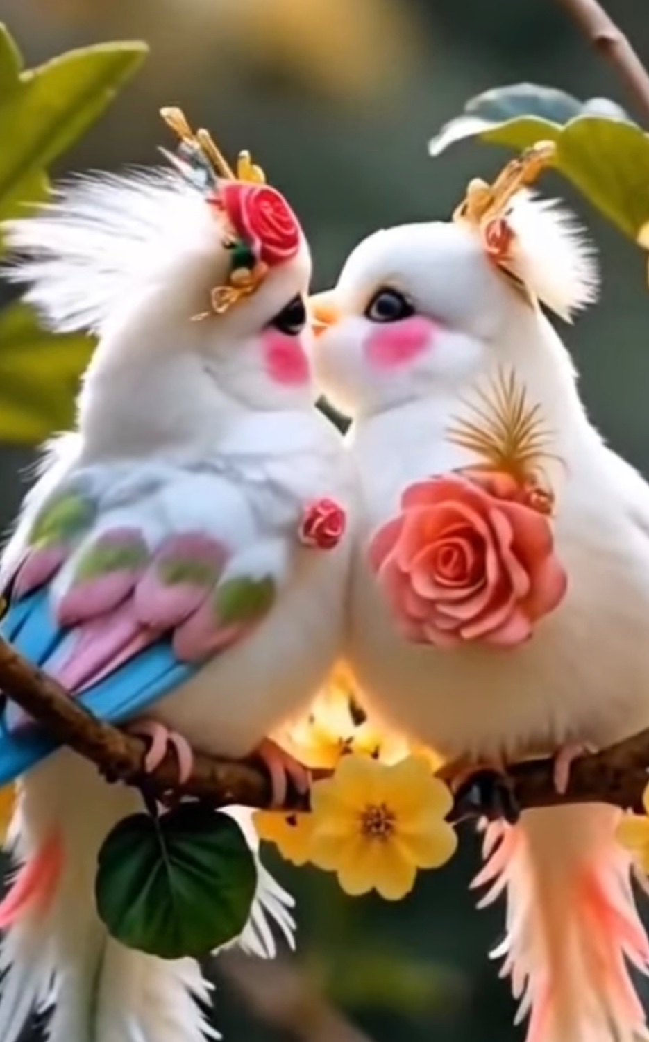 Solve Love Birds jigsaw puzzle online with 60 pieces