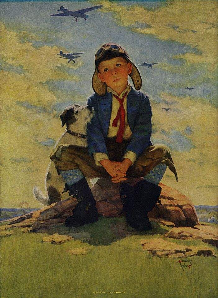 Solve "Just wait 'till I grow up" jigsaw puzzle online with 150 pieces