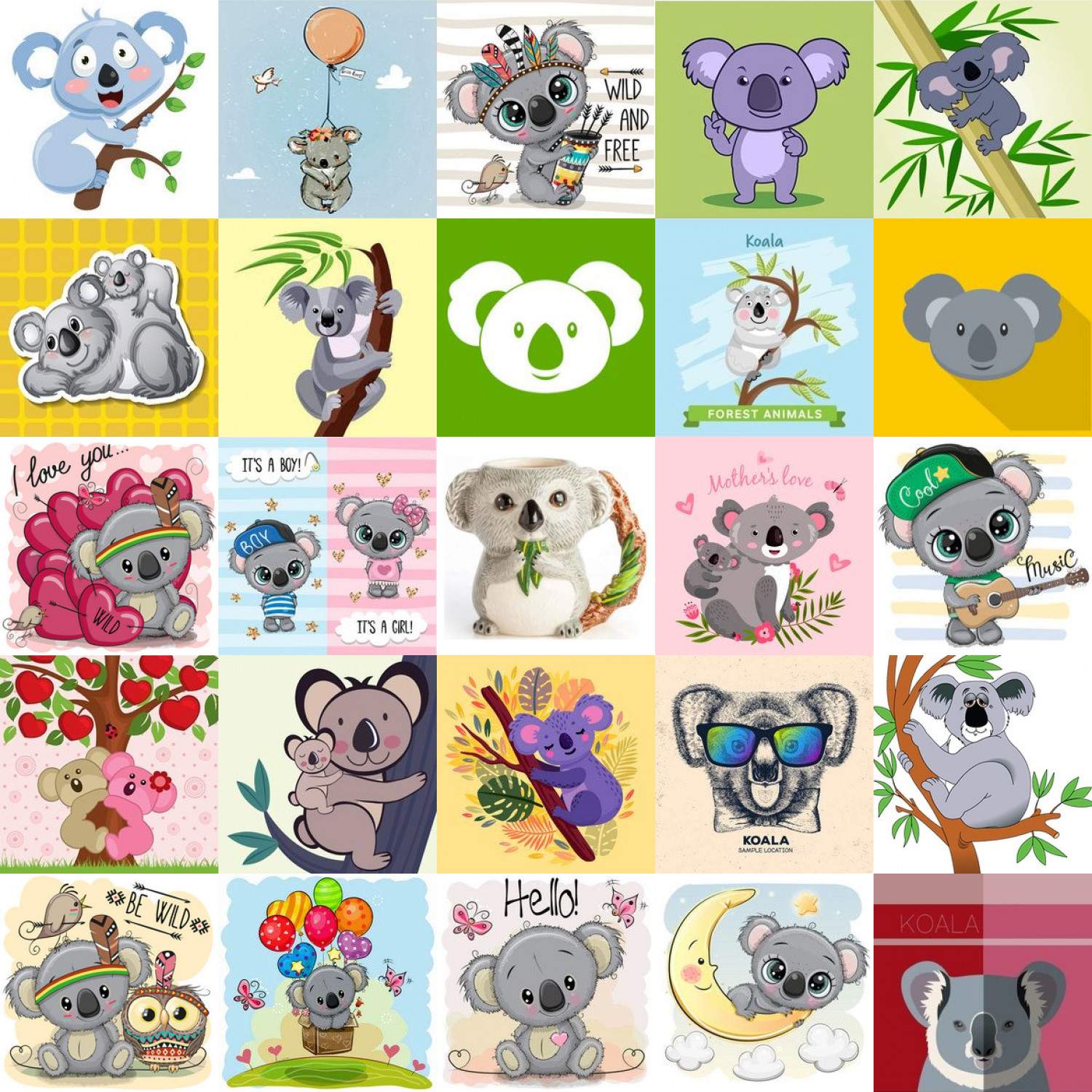 Solve Koalas 781 jigsaw puzzle online with 529 pieces