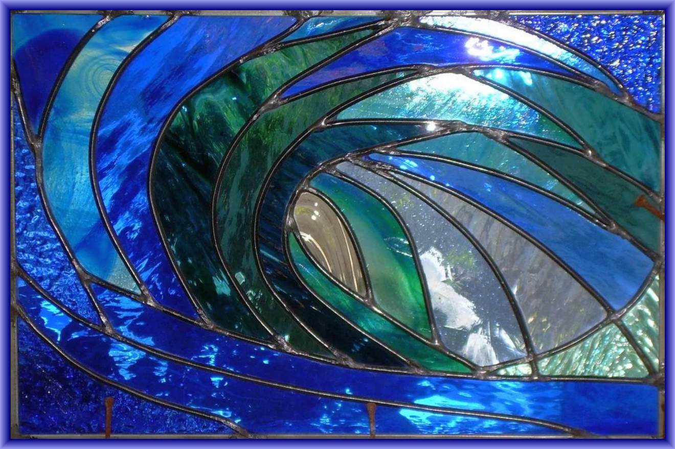 Solve Inside the "curl" in stained glass jigsaw puzzle online with 40 ...