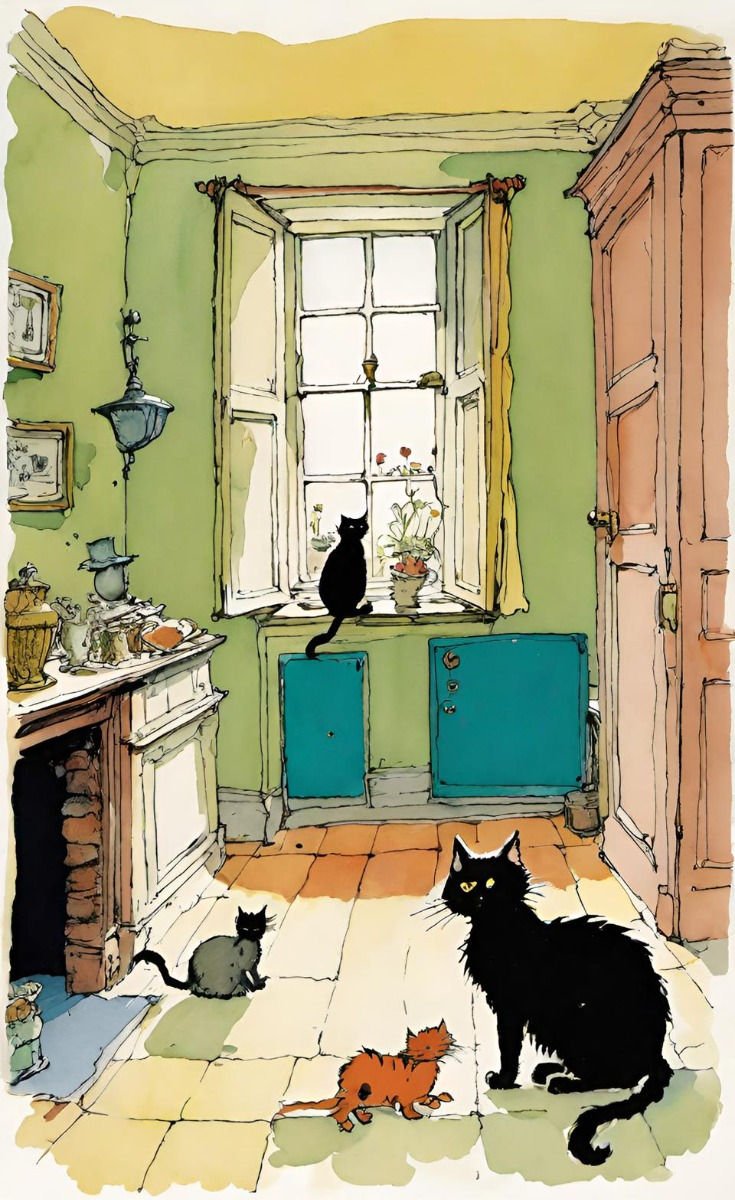 Jigsaw Puzzle | 104 pieces | every life should have nine cats | Jigidi