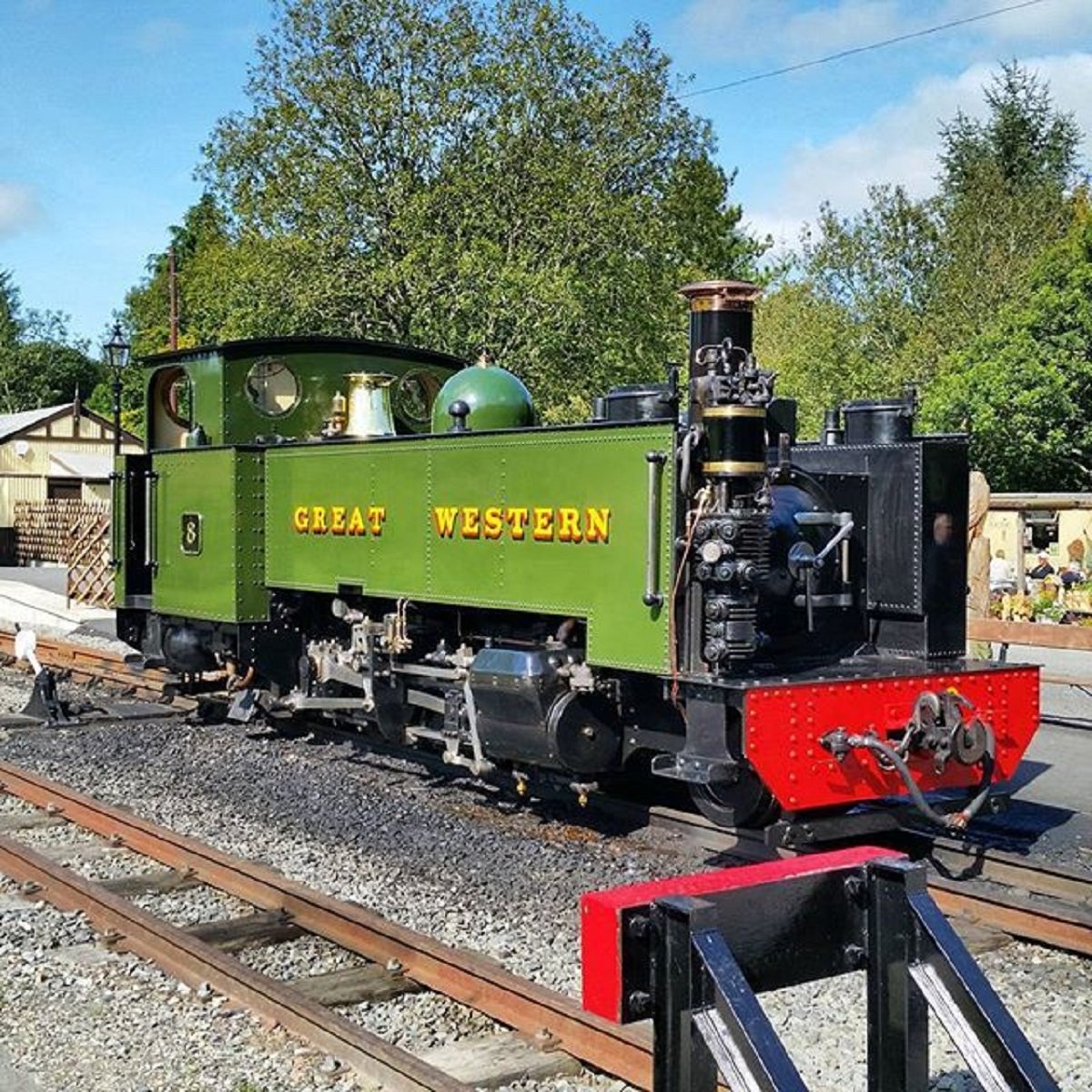 Jigsaw Puzzle | 49 pieces | GWR 2-6-2T 8 Llywelyn at Aberystwyth. | Jigidi