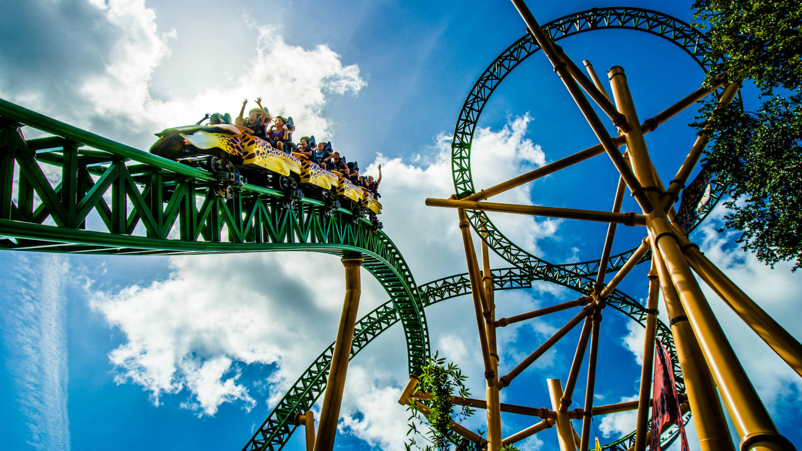 Solve Roller coaster jigsaw puzzle online with 336 pieces