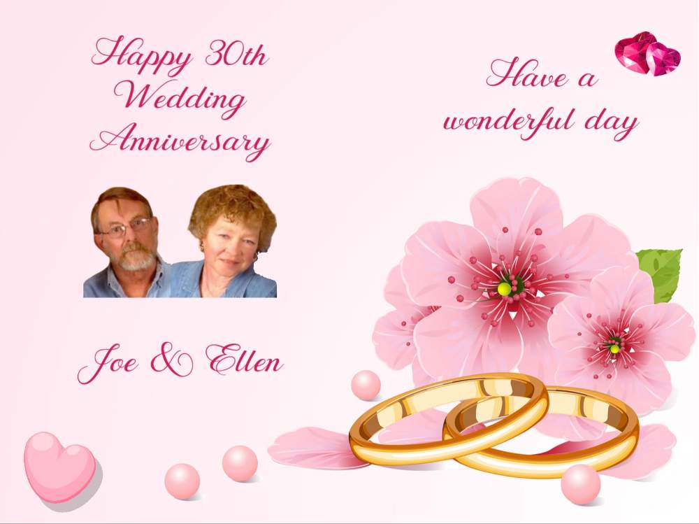 Solve Happy Wedding Anniversary dear Joe and Ellen (PutterDutt) jigsaw ...