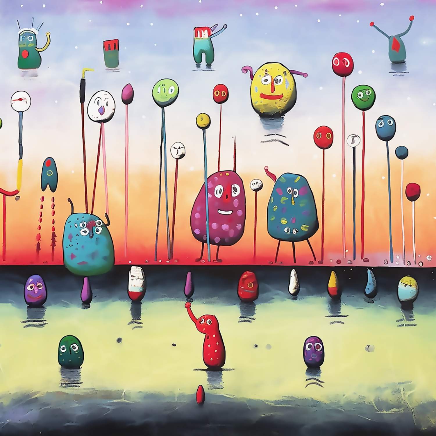 Solve Blobs 2 jigsaw puzzle online with 600 pieces