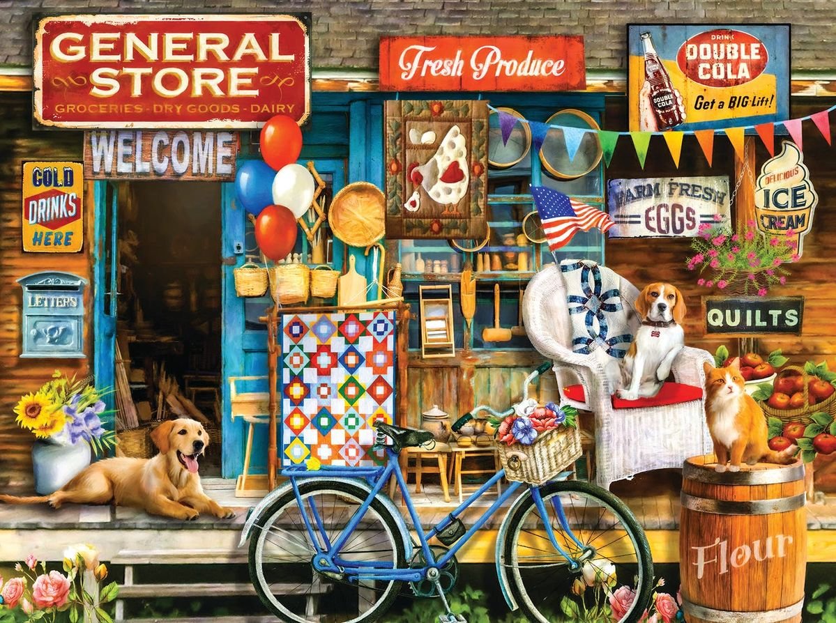 Solve General Store jigsaw puzzle online with 130 pieces