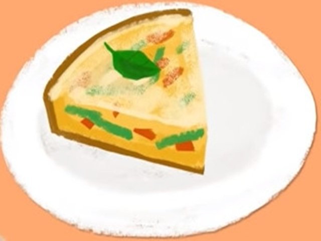 Solve quiche jigsaw puzzle online with 12 pieces
