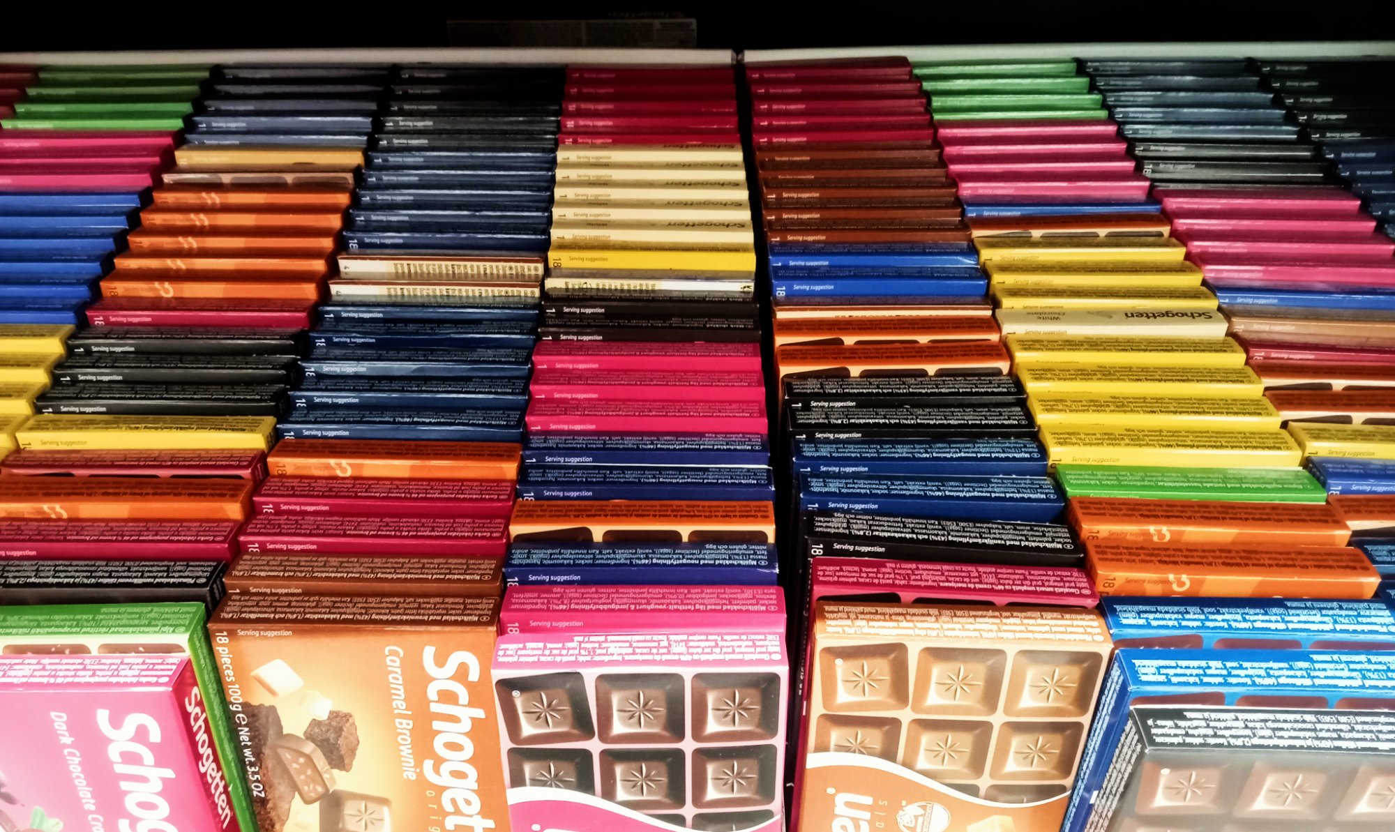 Solve A variety of chocolates 😋 jigsaw puzzle online with 77 pieces