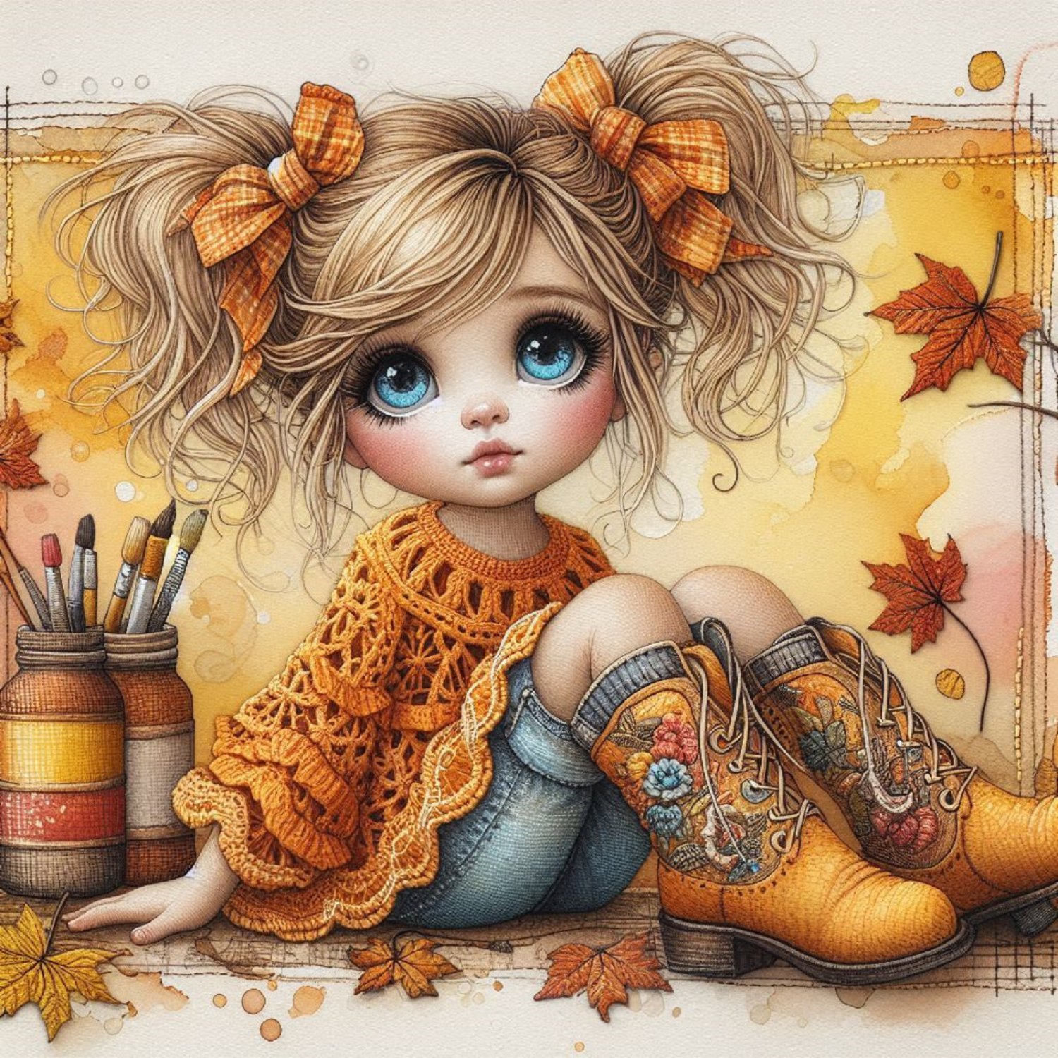 Solve Fall Cutie Jigsaw Puzzle Online With 400 Pieces