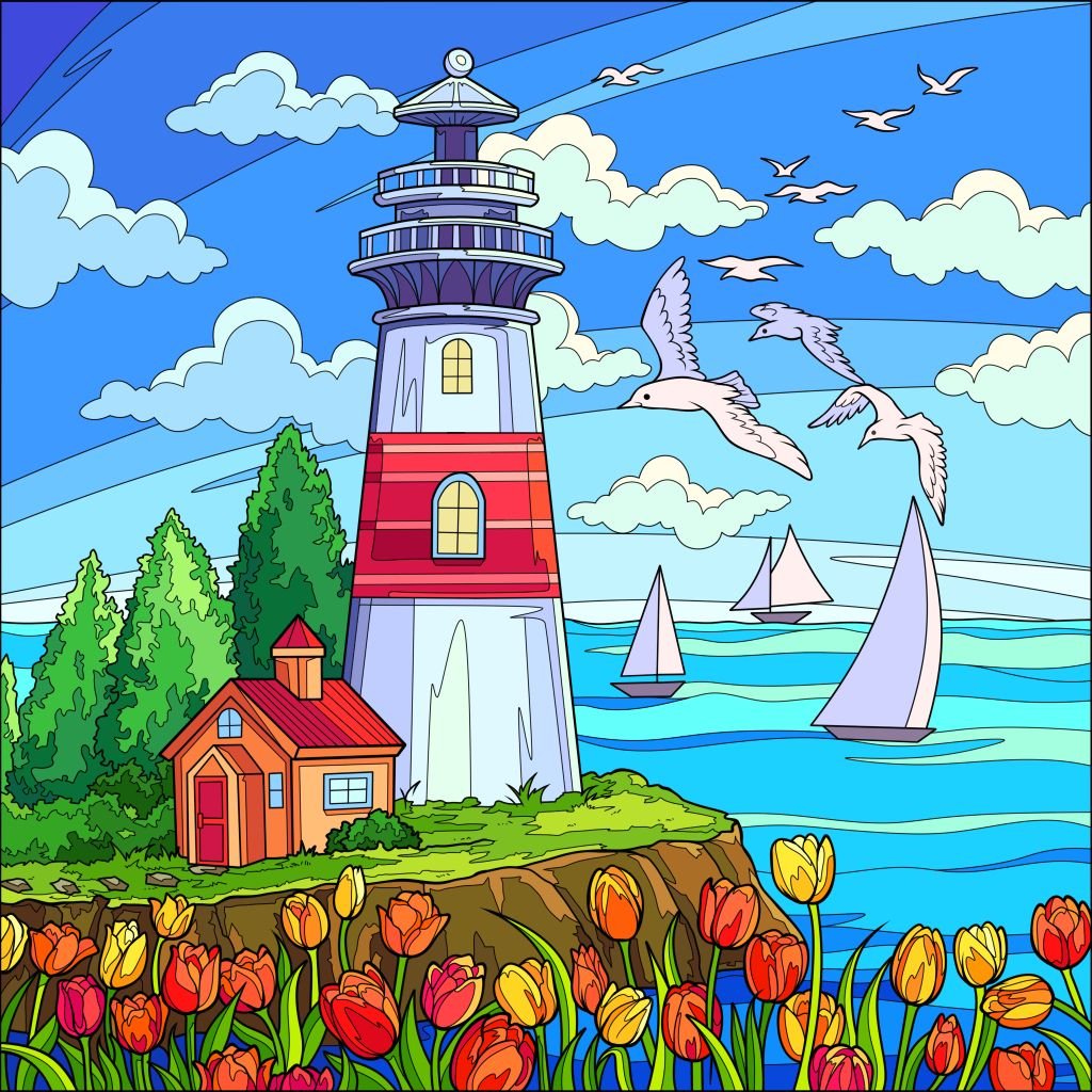 Jigsaw Puzzle | Lighthouse | 81 pieces | Jigidi