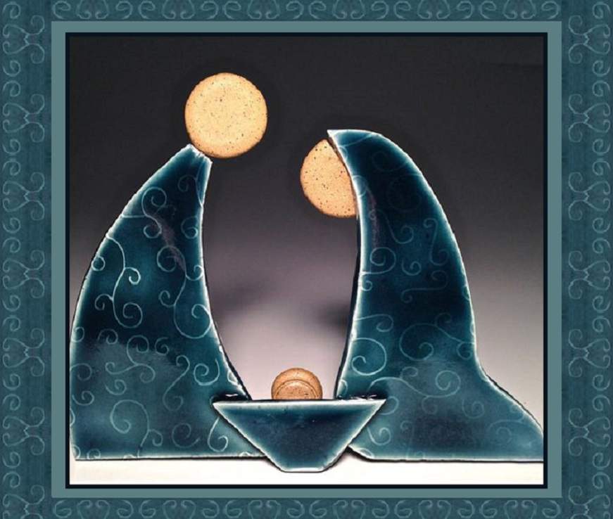 Solve Glass Nativity jigsaw puzzle online with 120 pieces