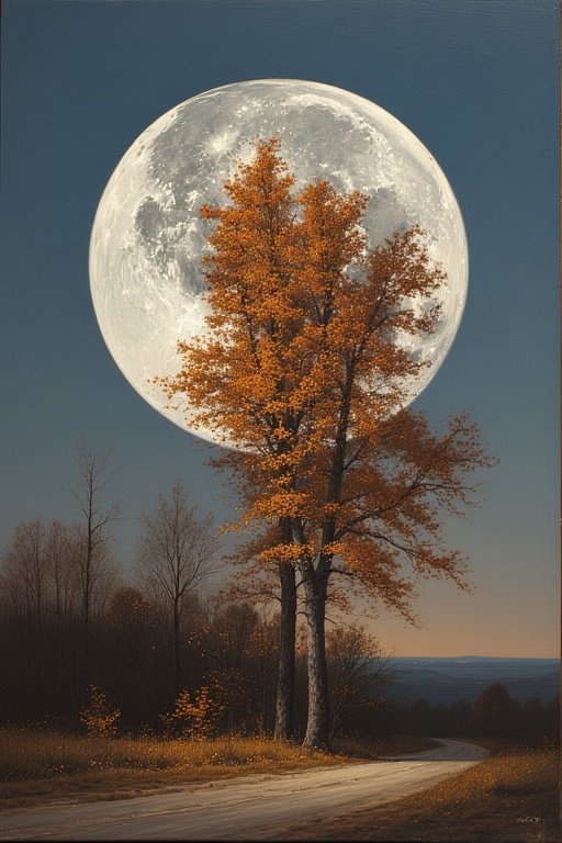 Jigsaw Puzzle | 70 pieces | Autumnal equinox, moon directly overhead at ...