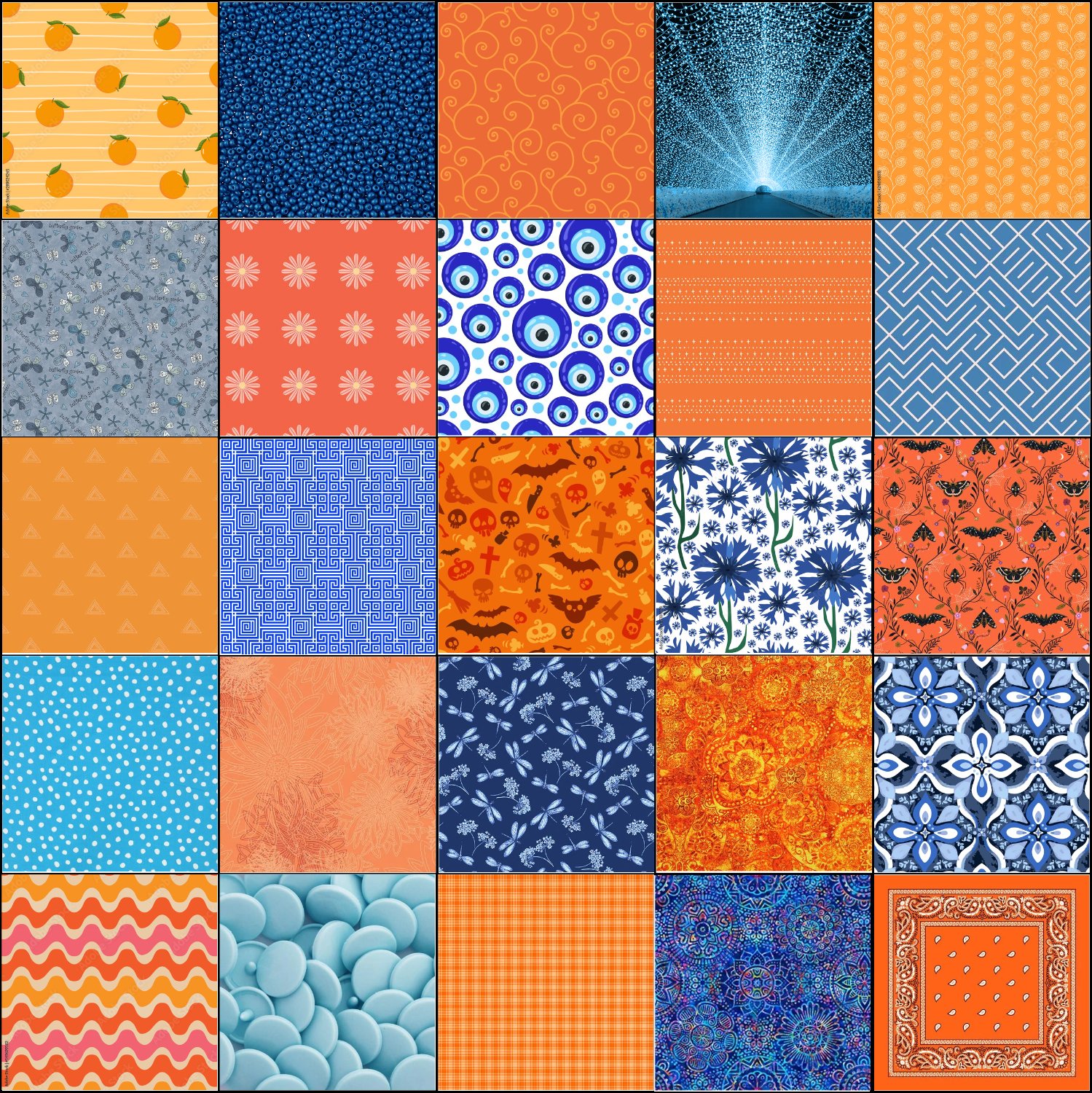 Solve Orange and Blue jigsaw puzzle online with 600 pieces