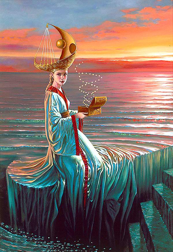 Solve Sea Queen jigsaw puzzle online with 88 pieces