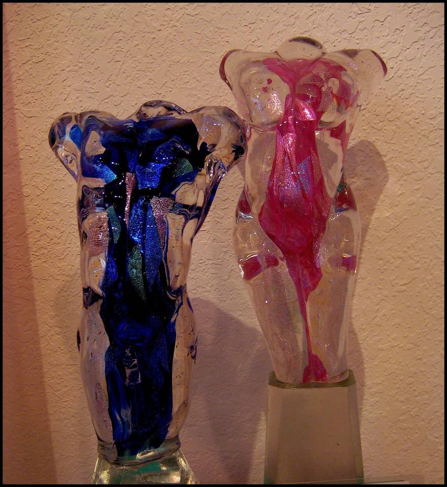 Solve My Art Walk - Glass Torsos by Scott Chambers jigsaw puzzle online ...