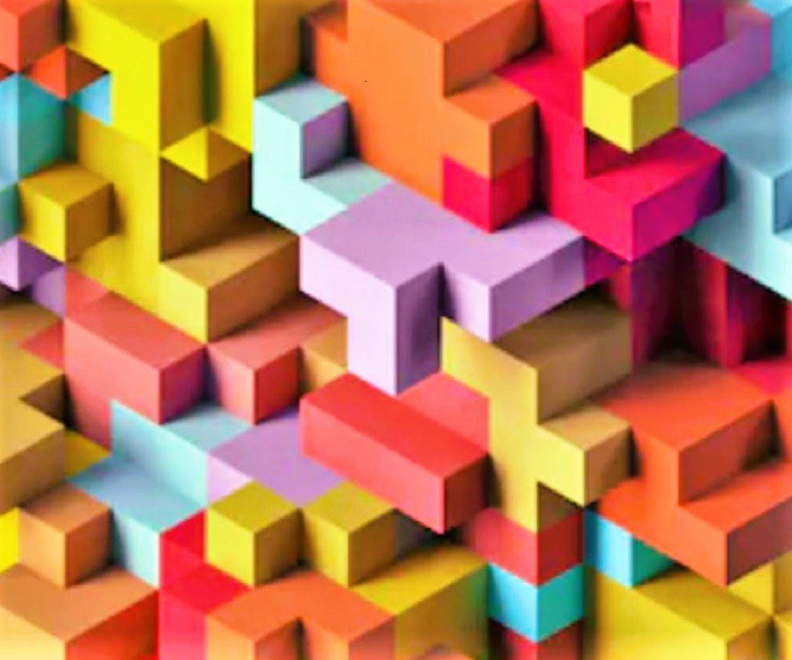 Solve "Blocks of Colors" jigsaw puzzle online with 80 pieces