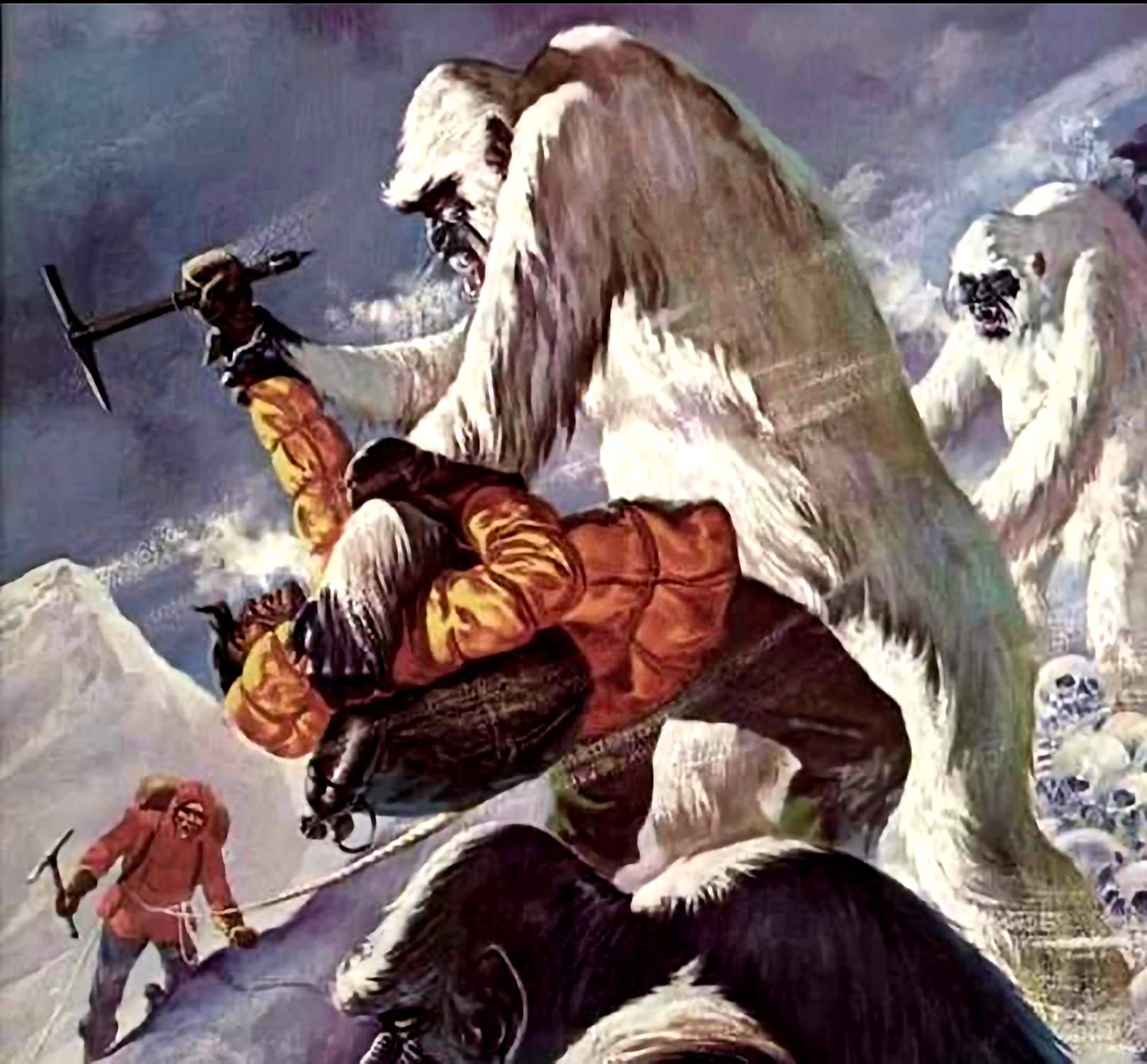 Solve The Yetis! jigsaw puzzle online with 255 pieces