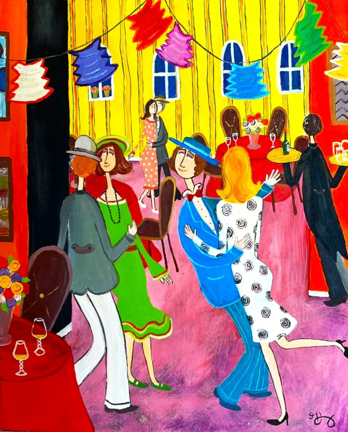 Solve At a Dance jigsaw puzzle online with 130 pieces