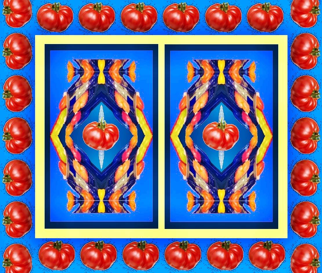 Solve Our Garden Tomatoes jigsaw puzzle online with 120 pieces