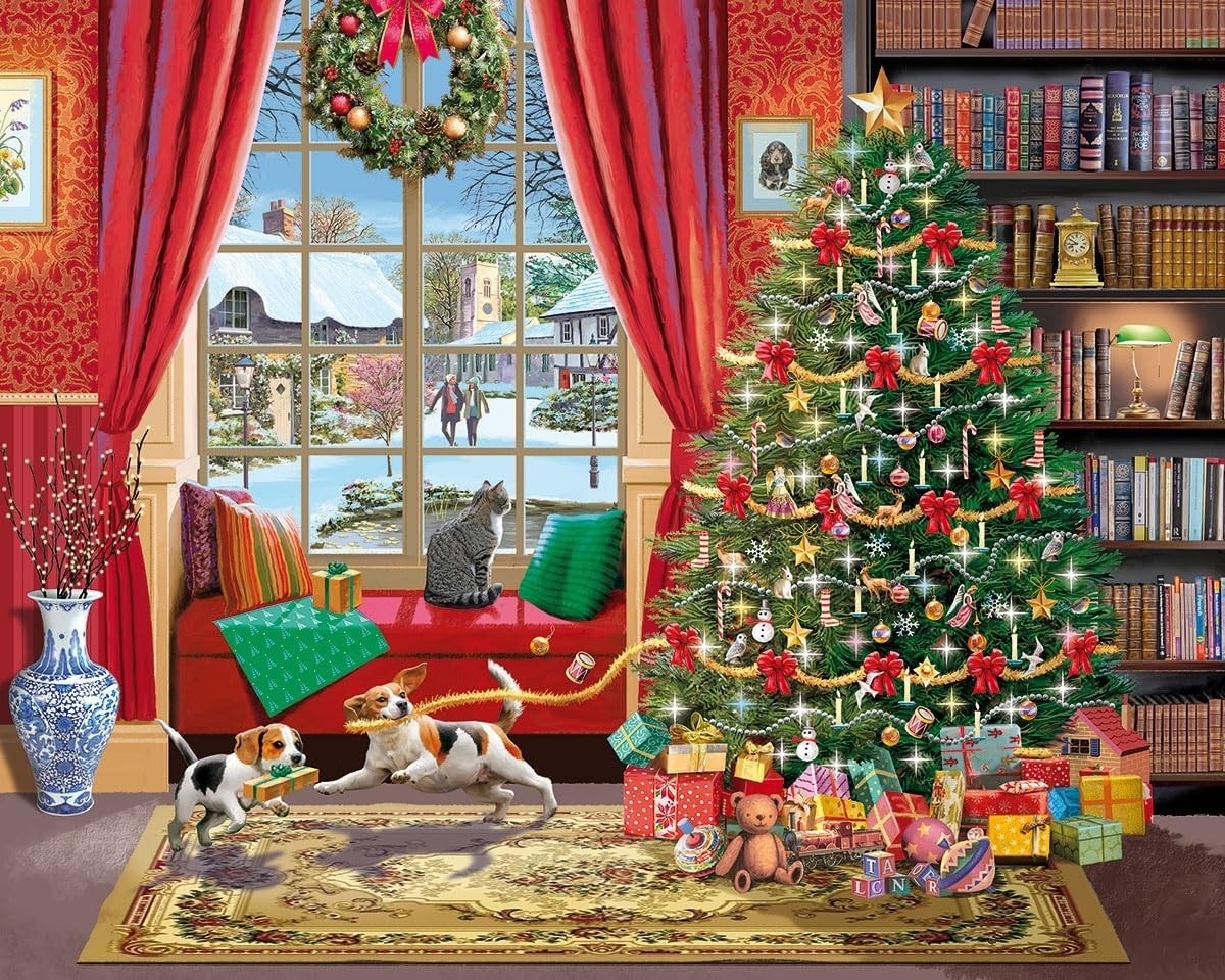 Solve Christmas Morning jigsaw puzzle online with 154 pieces