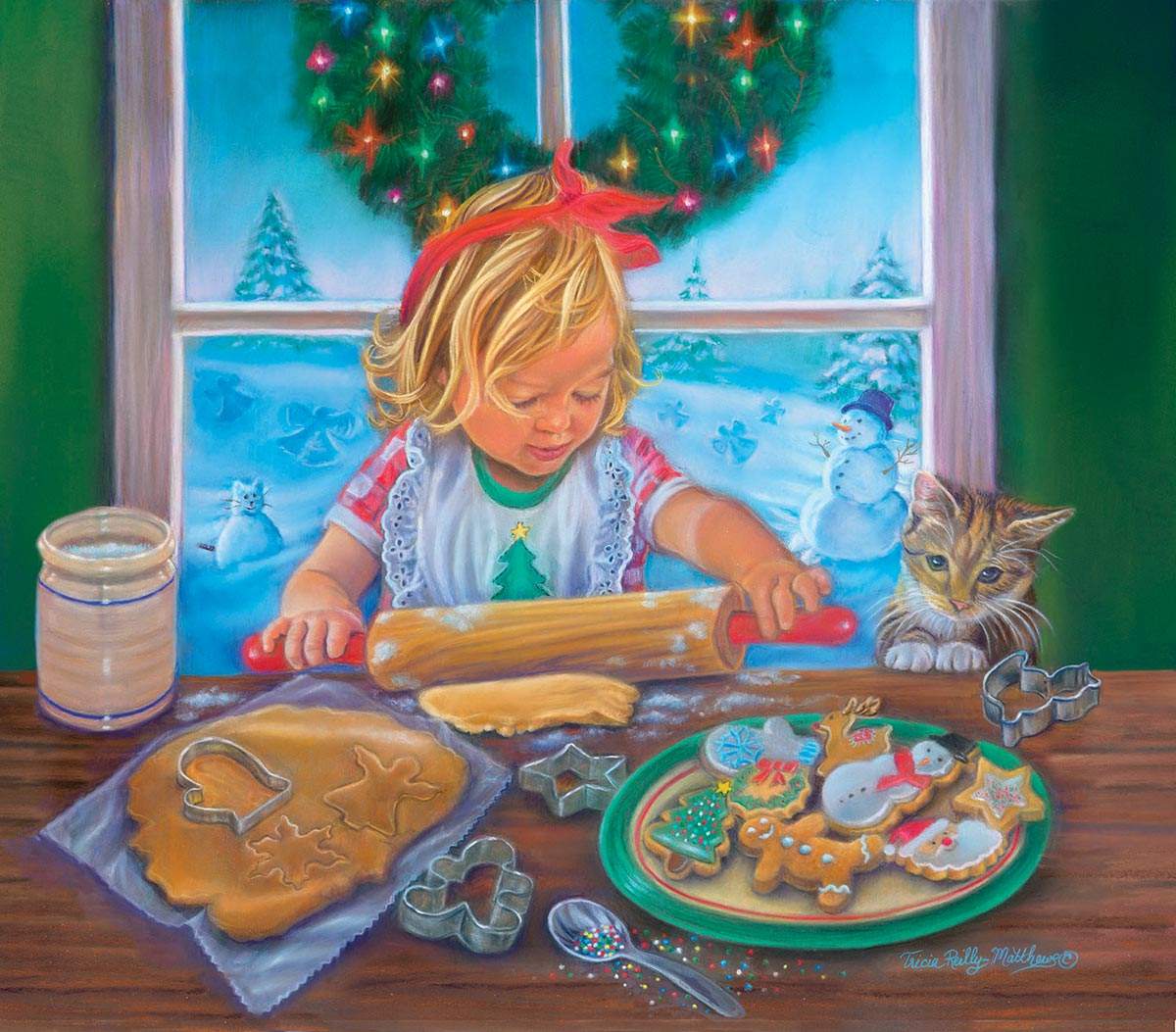 Solve Christmas Cookies jigsaw puzzle online with 380 pieces Solve Christmas Cookies jigsaw puzzle online with 380 pieces