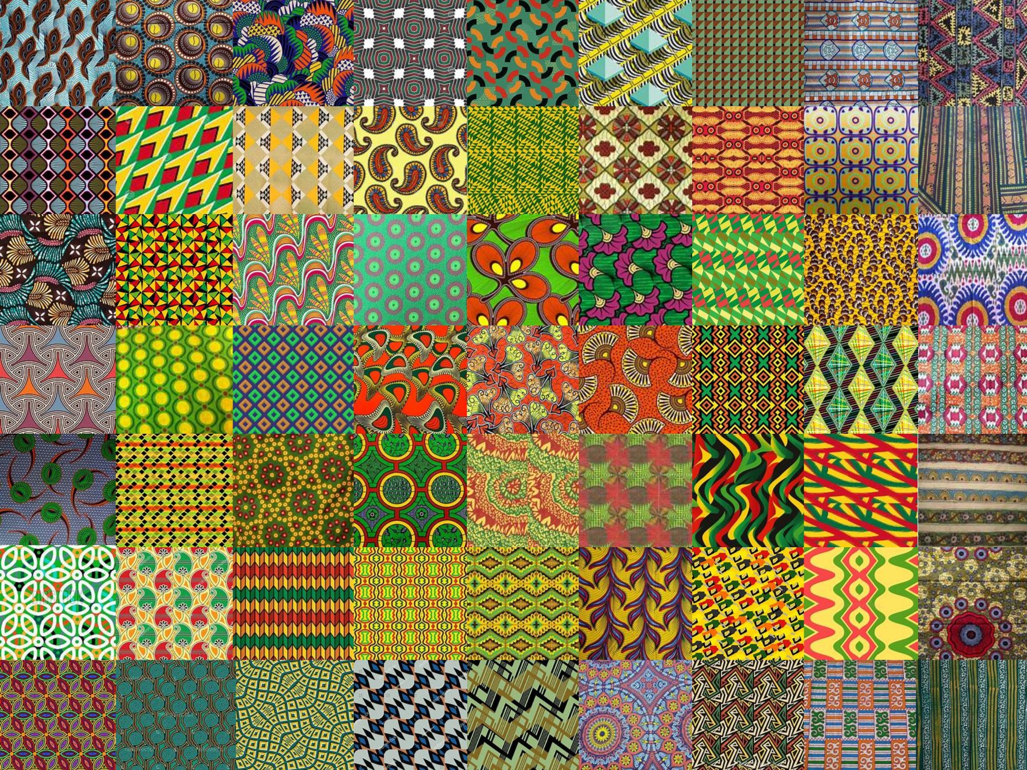 Solve Bunch of patterns jigsaw puzzle online with 594 pieces