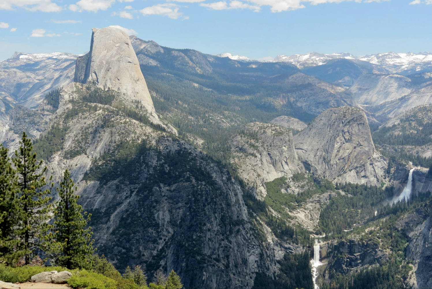 Solve Yosemite High Country From Washburn Point--Half Dome , Vernal ...