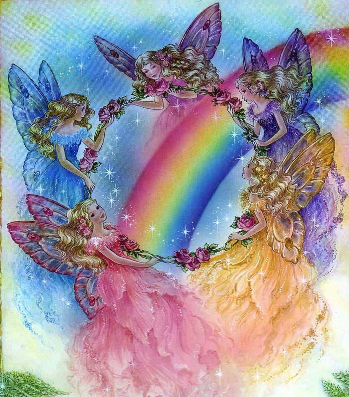 Jigsaw Puzzle | Rainbow fairies | 72 pieces | Jigidi