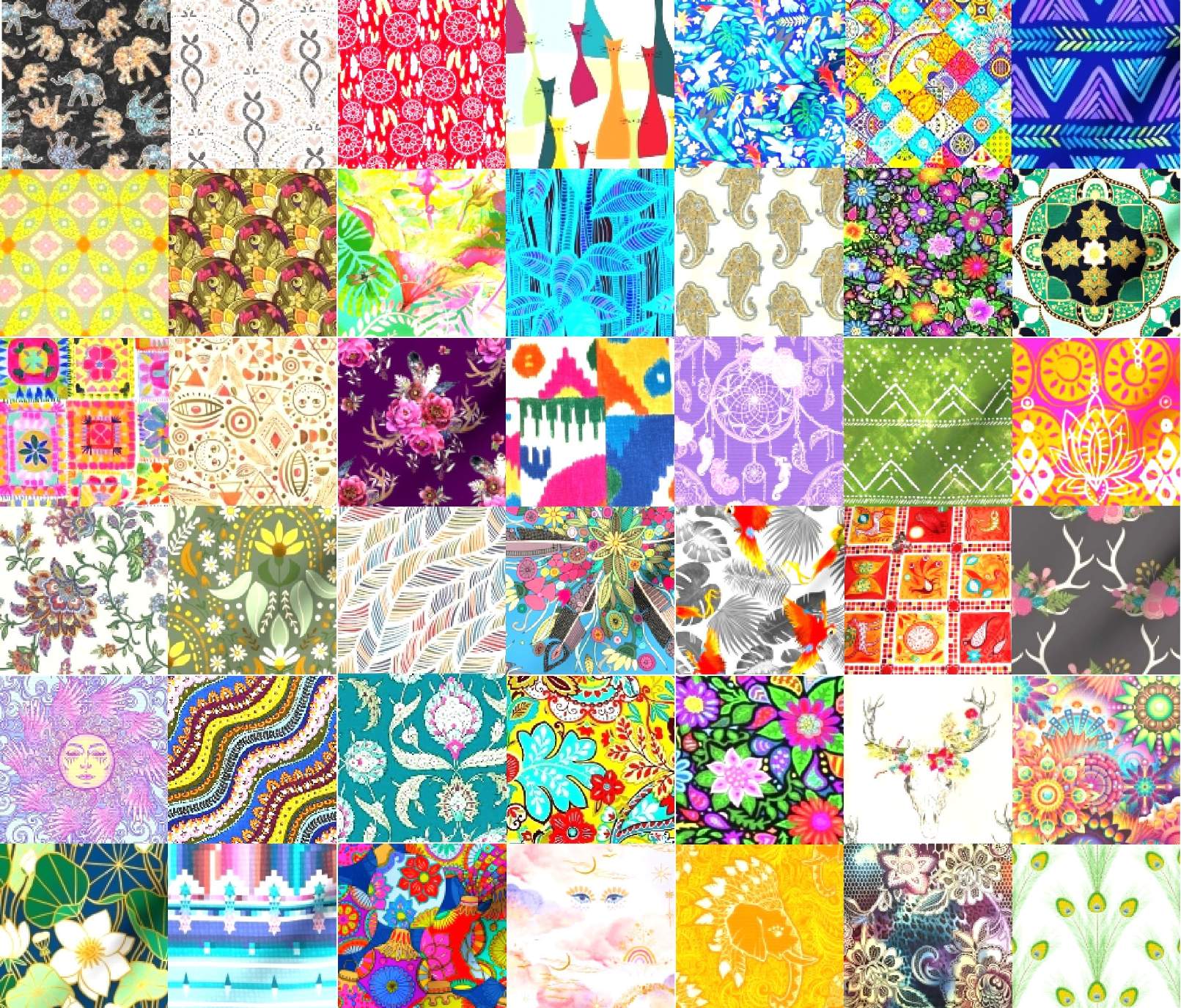 Solve PATCHWORK BOHEMIAN 2 jigsaw puzzle online with 143 pieces