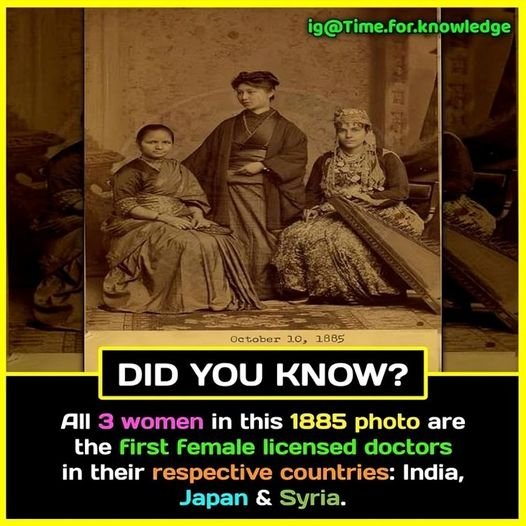 Solve Wobblybear's Fun Stuff (wbfs) - First three female doctors in their respective countries ...