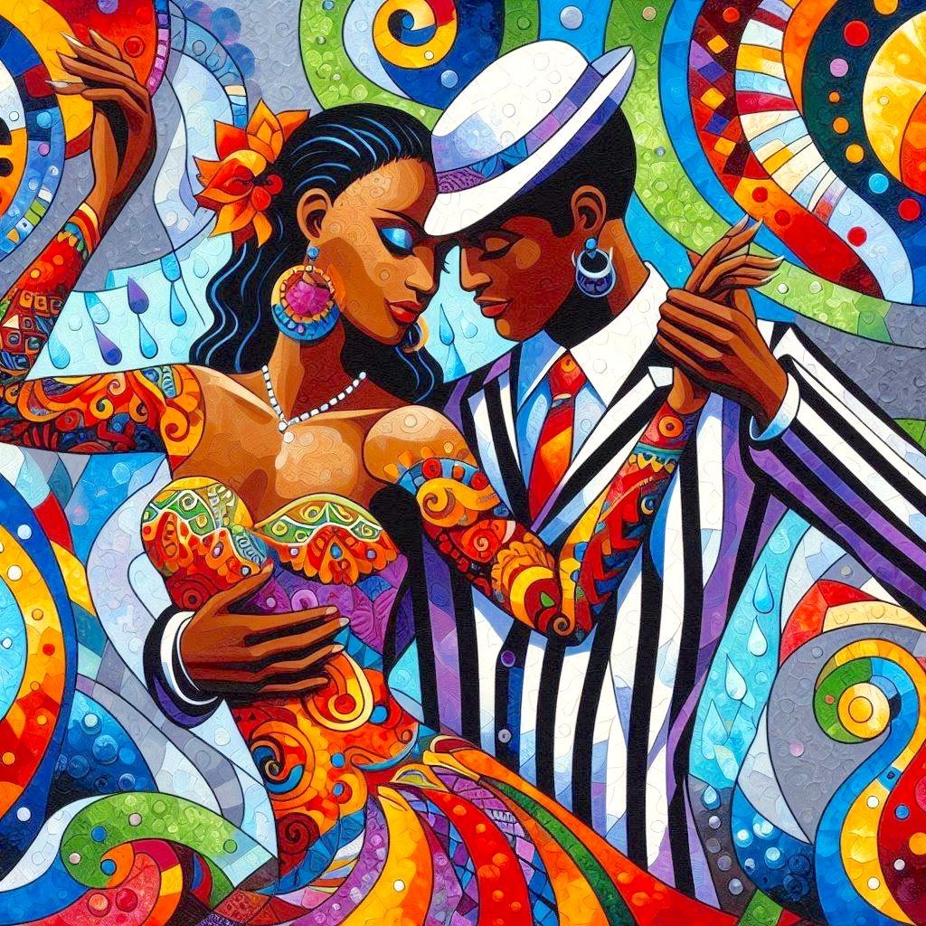 Solve Sultry Tango jigsaw puzzle online with 225 pieces