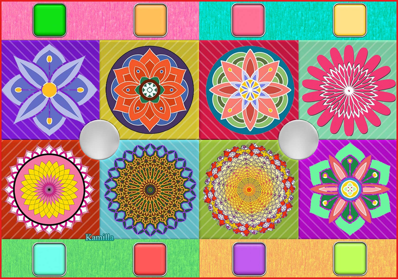 Solve Mandalas jigsaw puzzle online with 280 pieces