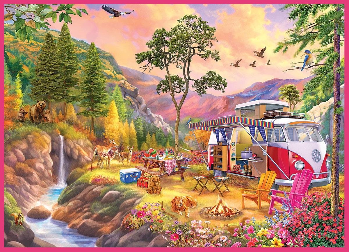 Solve Camping jigsaw puzzle online with 300 pieces