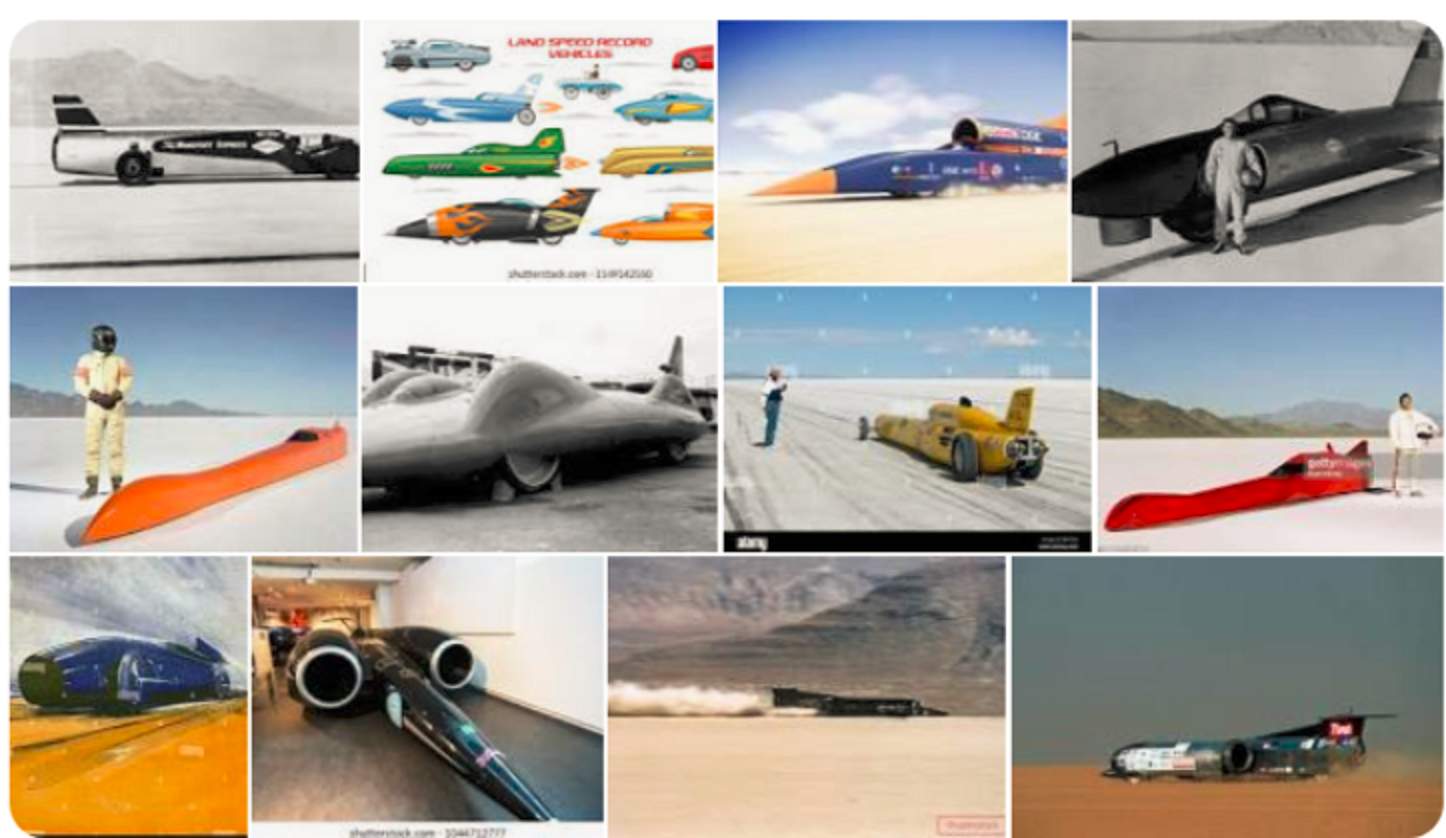 Solve Land Speed Record Attempts jigsaw puzzle online with 180 pieces