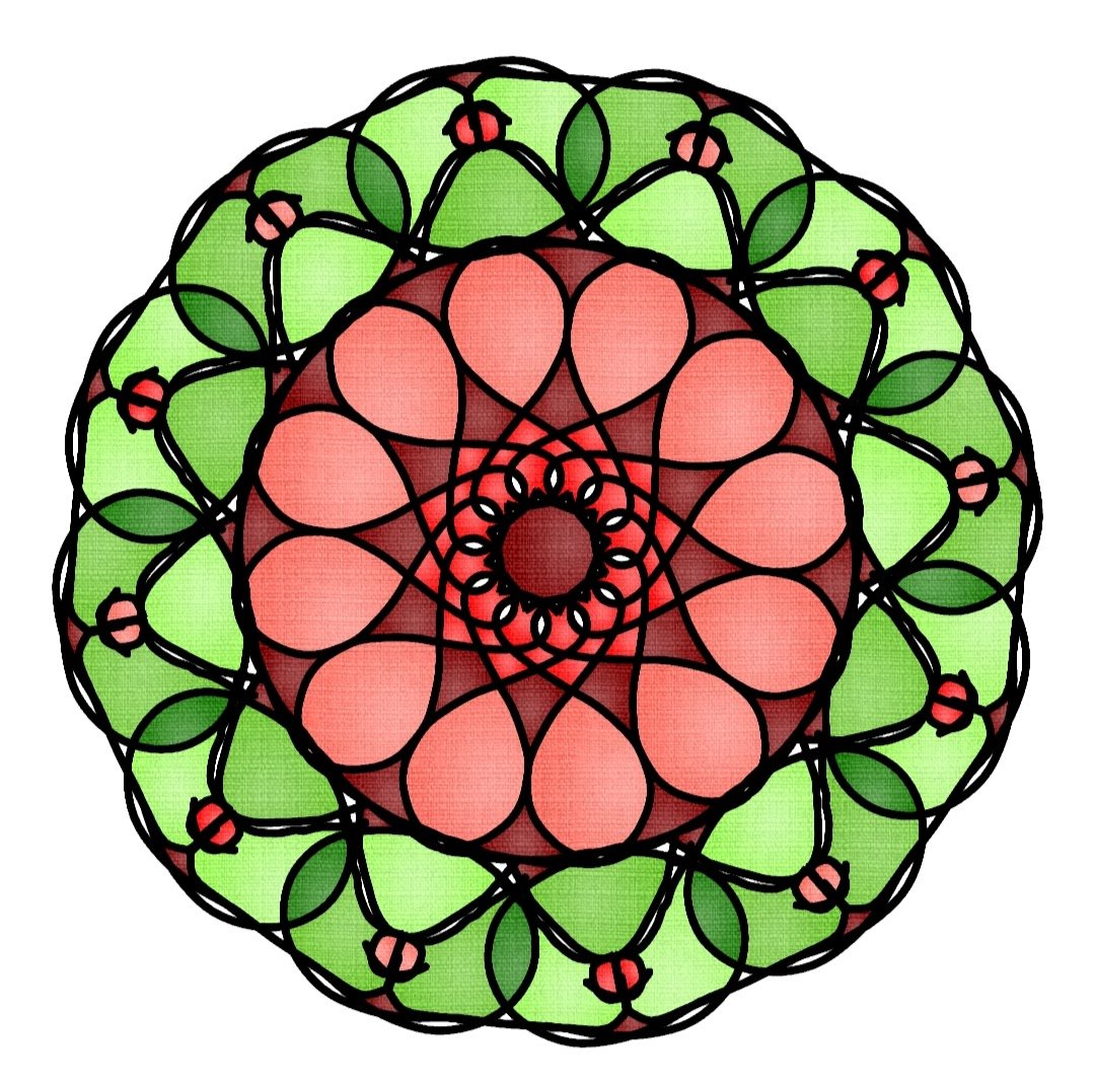 Solve Mandala 155 jigsaw puzzle online with 81 pieces