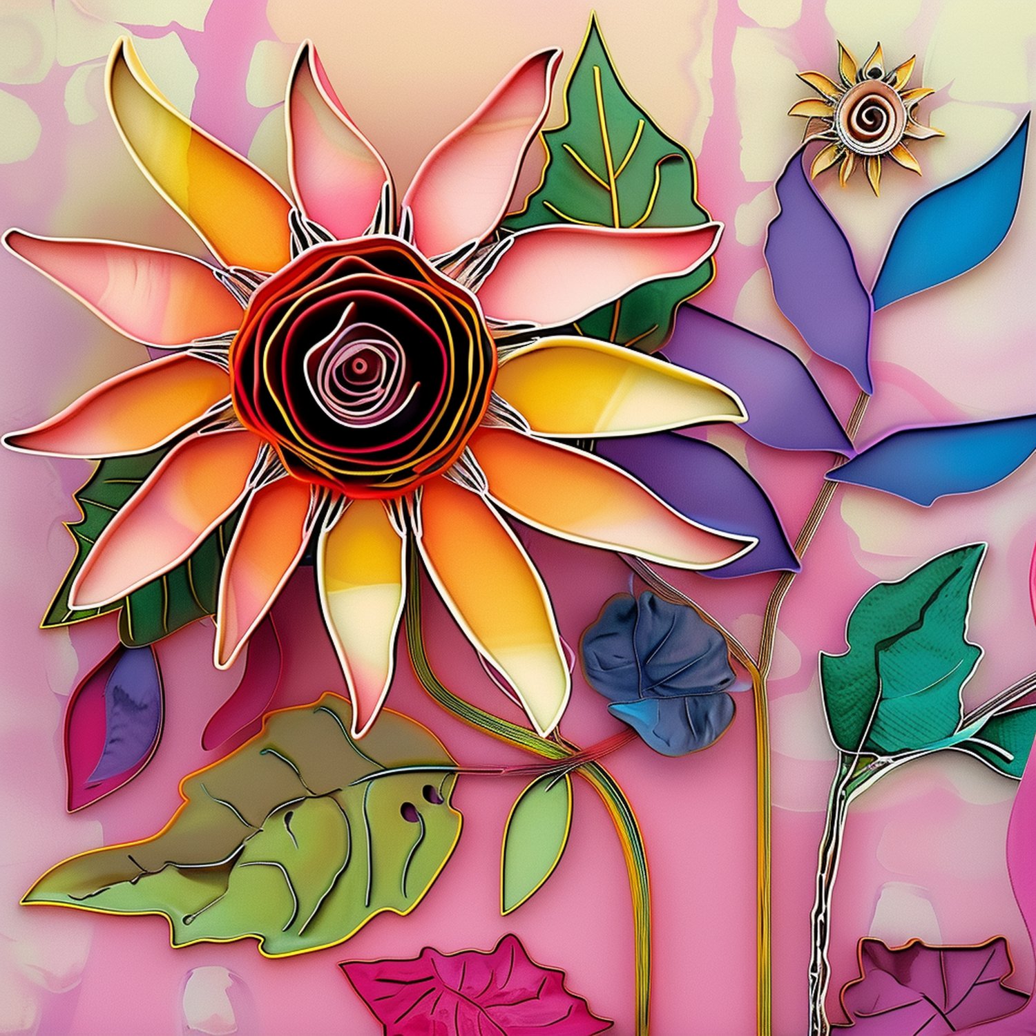 Solve Blume jigsaw puzzle online with 81 pieces