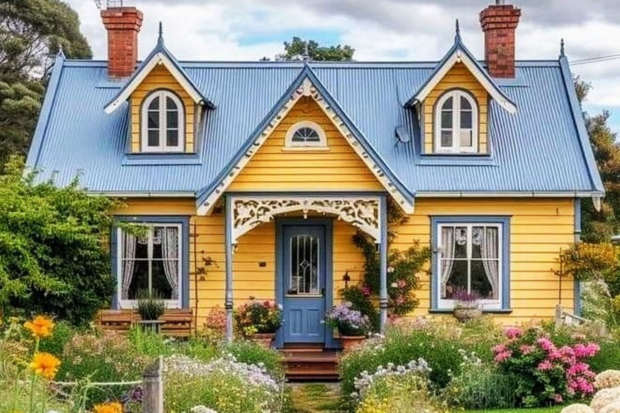 Solve Cottage jigsaw puzzle online with 198 pieces
