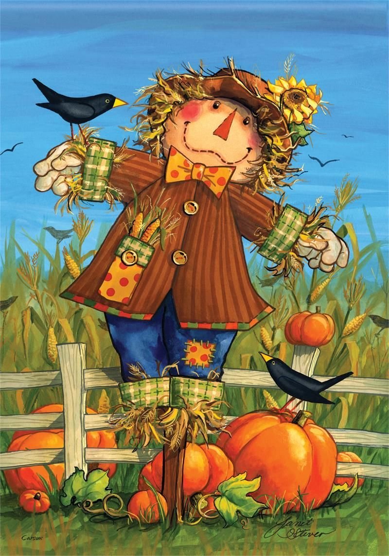 Solve Bow Tie Scarecrow (Small) jigsaw puzzle online with 48 pieces