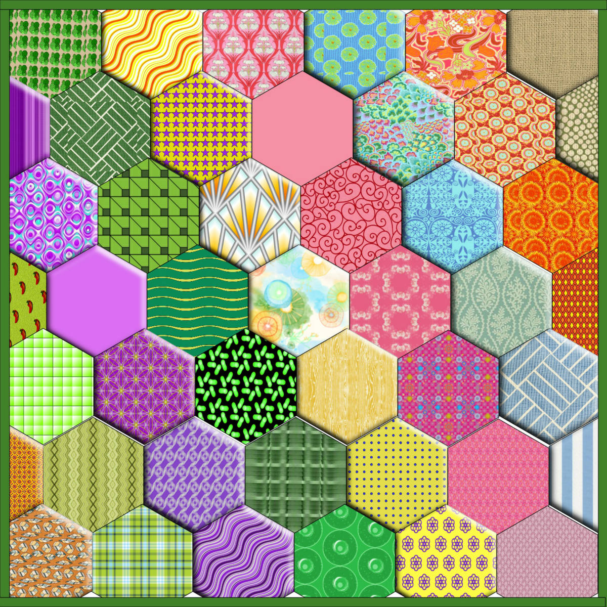 Solve What the Hexagon? jigsaw puzzle online with 256 pieces