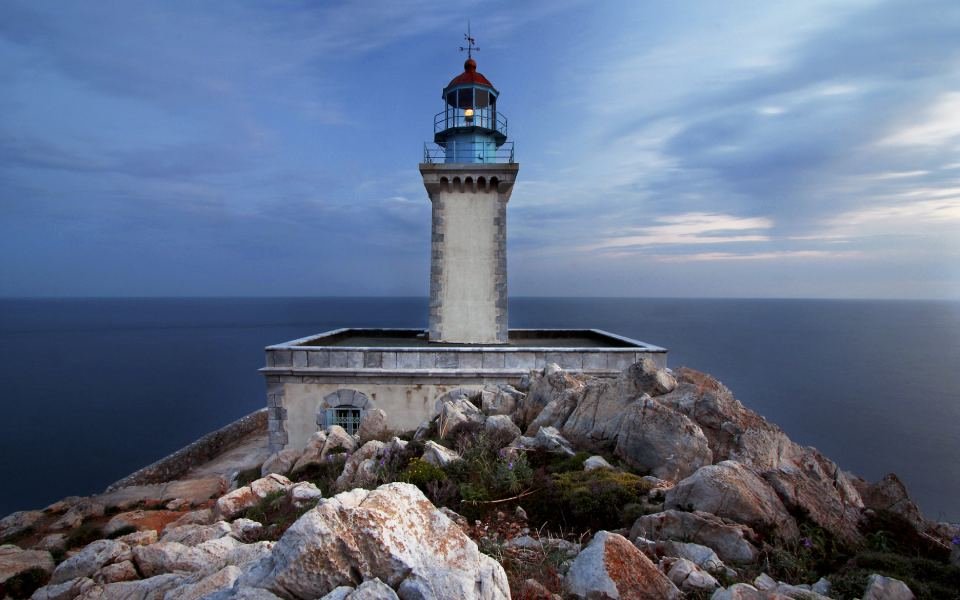 Solve Cape Tenaro, Mani Greece jigsaw puzzle online with 77 pieces