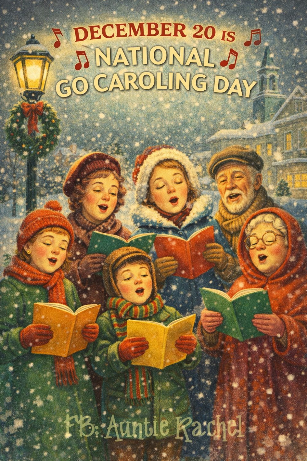 Solve Go Caroling Day Dec. 20 jigsaw puzzle online with 70 pieces