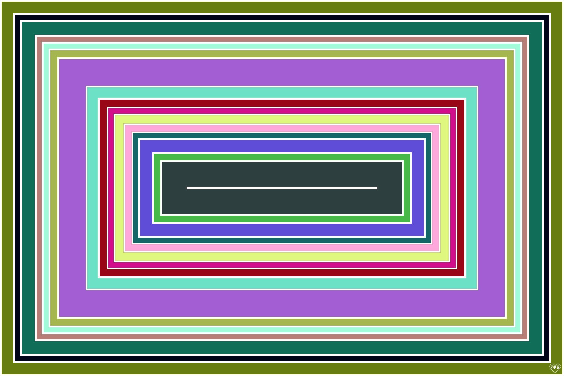 Jigsaw Puzzle | Concentric Rectangles!! ~ H | 600 pieces | Jigidi