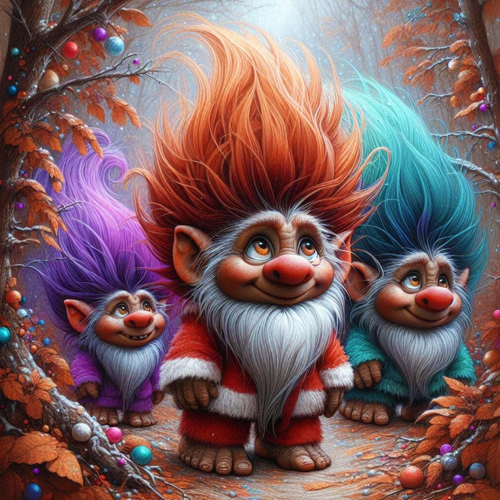 Solve Christmas trolls in the forest (medium-graphite, style ...