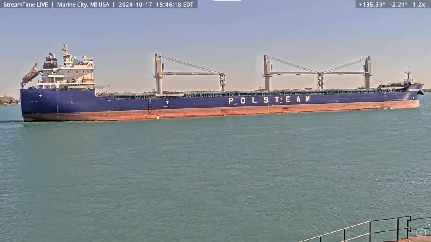 Solve Polsteam Lebsko - Ocean-Going Freighter - Marine City, MI (2024 ...