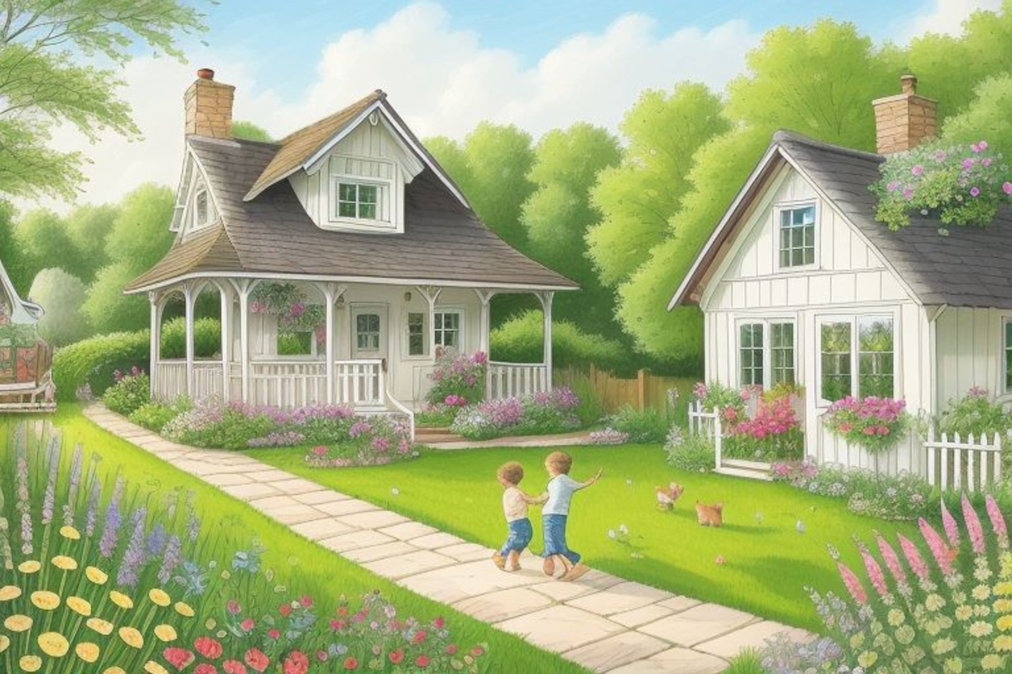 Solve Family home jigsaw puzzle online with 247 pieces