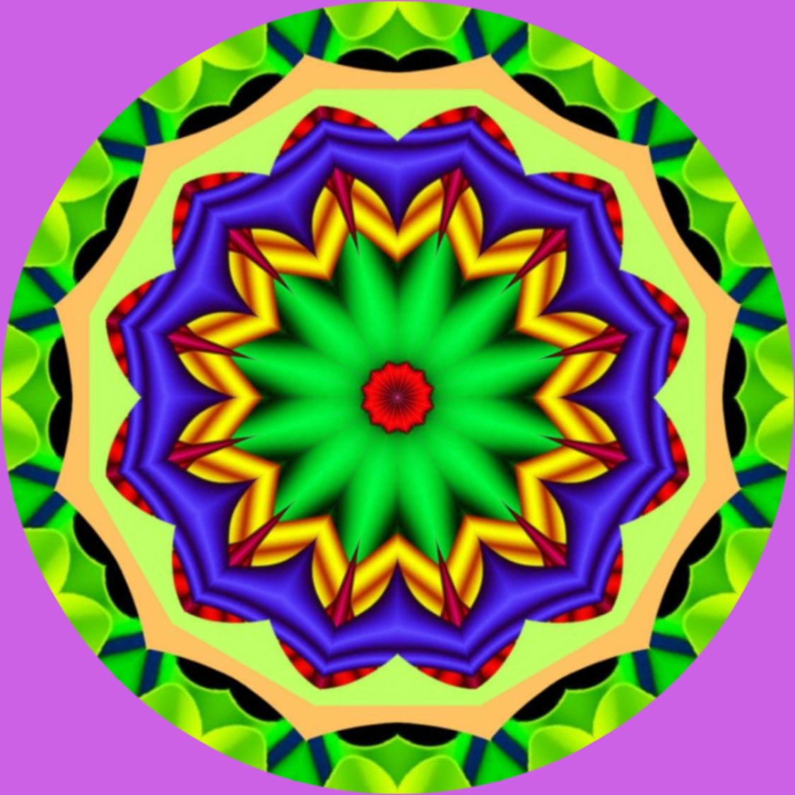 Solve Kaleidoscope jigsaw puzzle online with 25 pieces